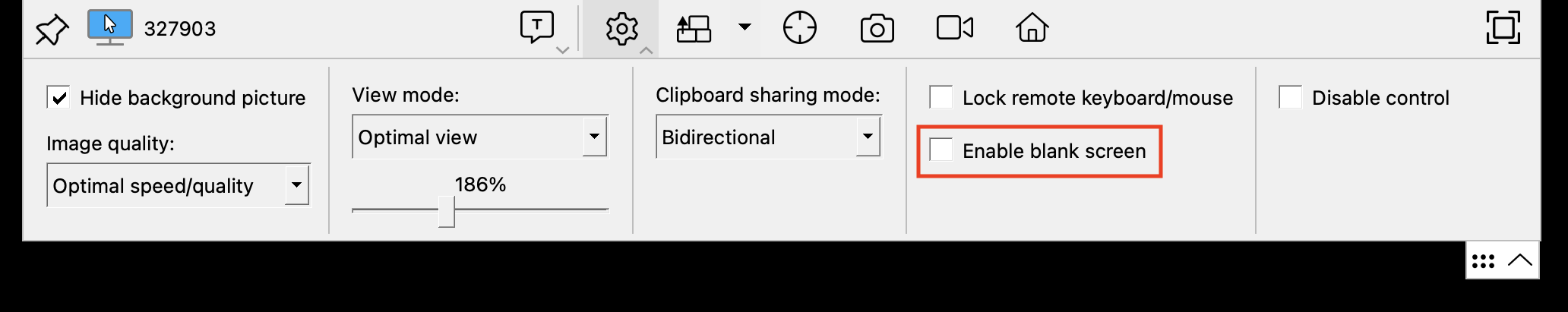 Enable blank screen - SetMe Help Center